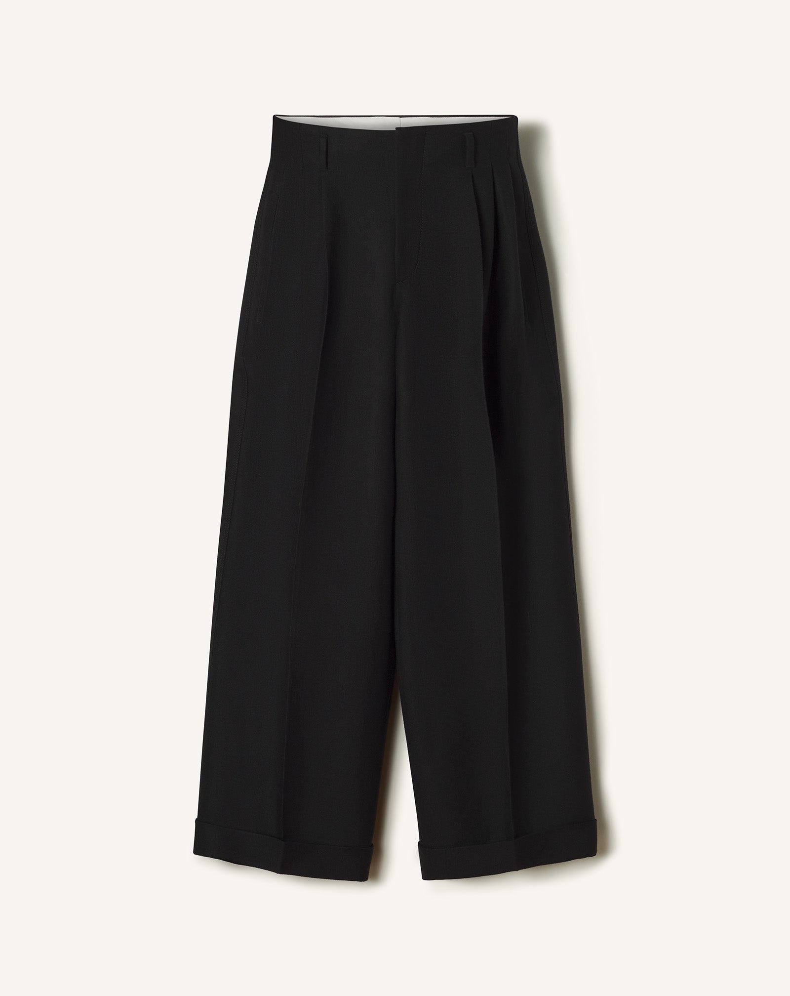 Wide-Leg Flannel Pants | Lanvin